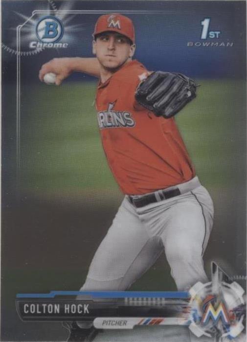 2017 Bowman Draft - Chrome Colton Hock #BDC-196 (RC) for sale online | eBay