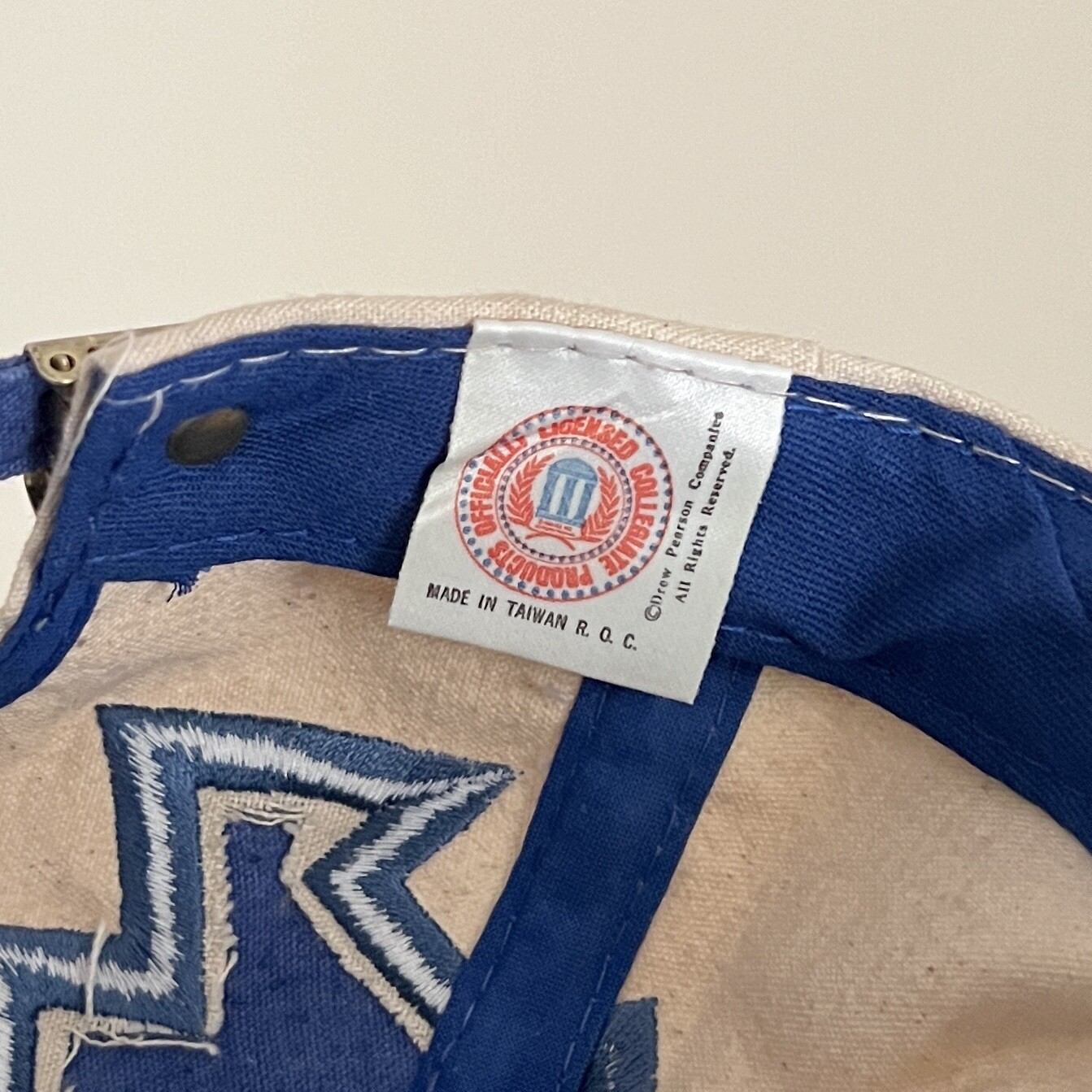 Vintage Duke University Blue Devils Drew Pearson Shockwave Jagged ...