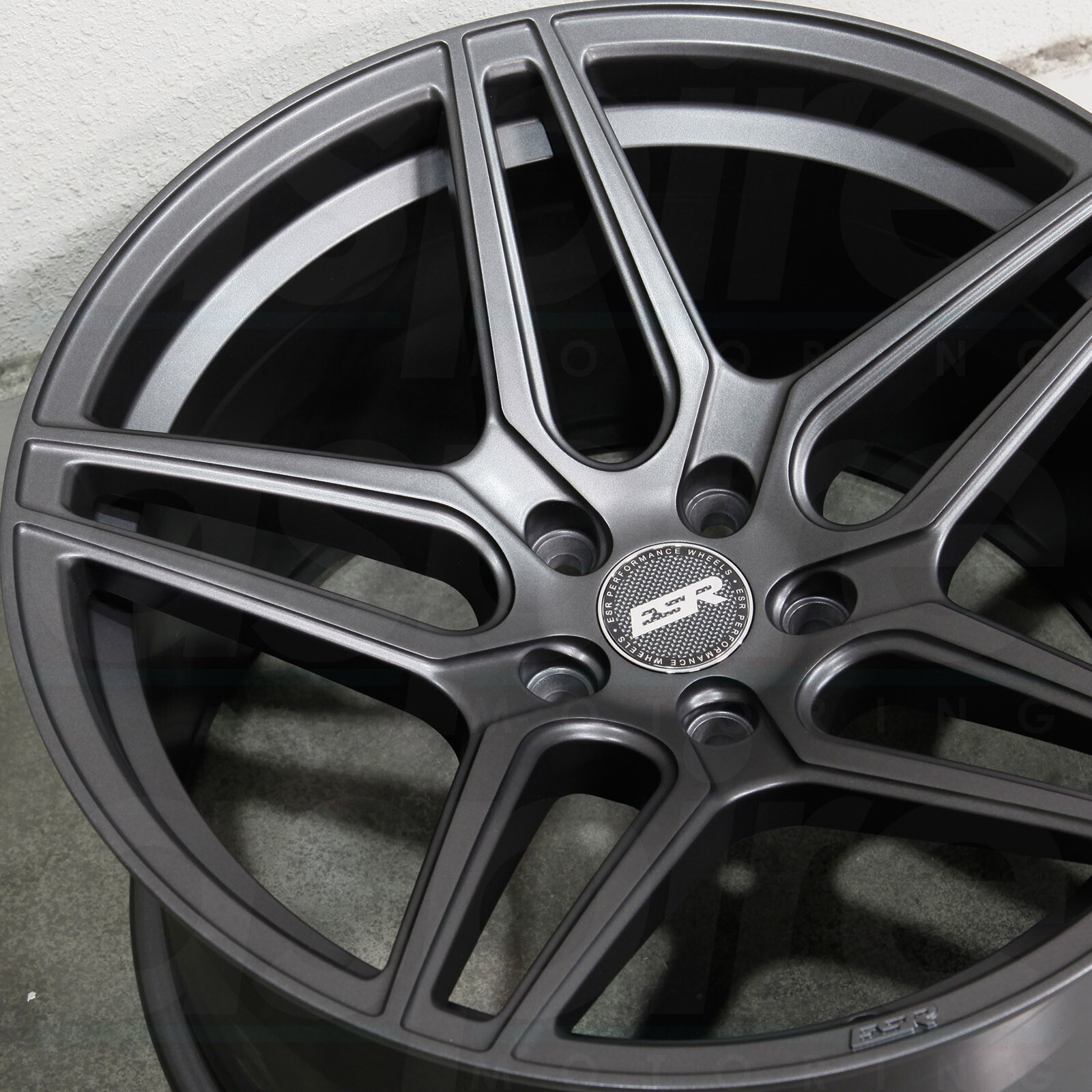 4-18%22+ESR+Rf15+Wheels+18x10.5+5x120+22+Gun+Metal+Graphite+Rims+72.6 ...