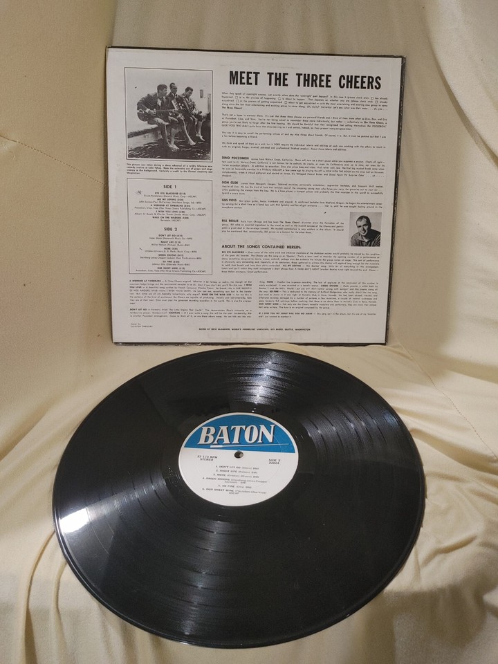 The Three Cheers Meet The Three Cheers Record Album Vinyl LP | eBay