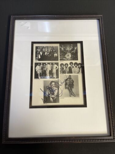 Signed Michael Jackson 8x10 The Jacksons Rick James Instant Funk