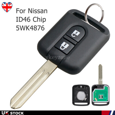 433MHz Remote Car Key Fob For Nissan Note E11 2007 2008 2009 2010 2011 ...