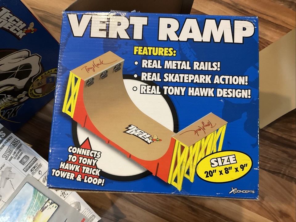 Tech Deck Tony Hawk Skatepark Trick Street Vert Ramp 1998 Lot | eBay