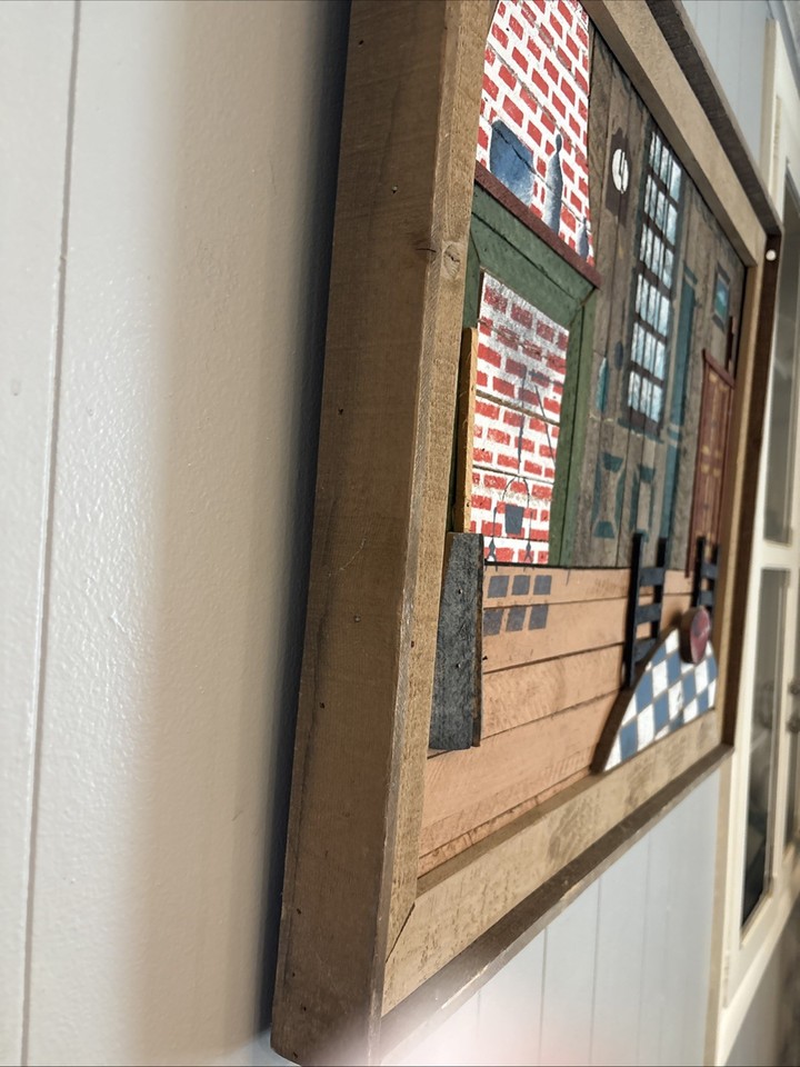 THEODORE DE GROOT WOOD WALL HANGING LATH ART AUSTIN PRODUCTIONS GOTHIC ...