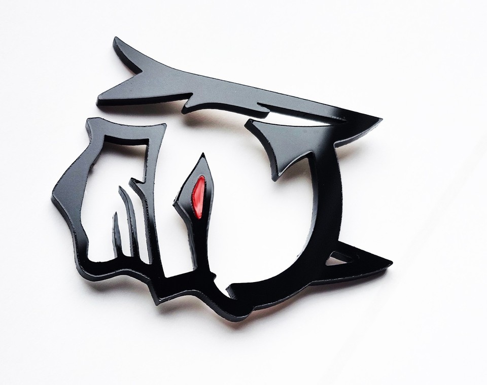 2x Batman Demon Redeye Badge Logo Emblem for Car Auto Fender Trunk Hood ...