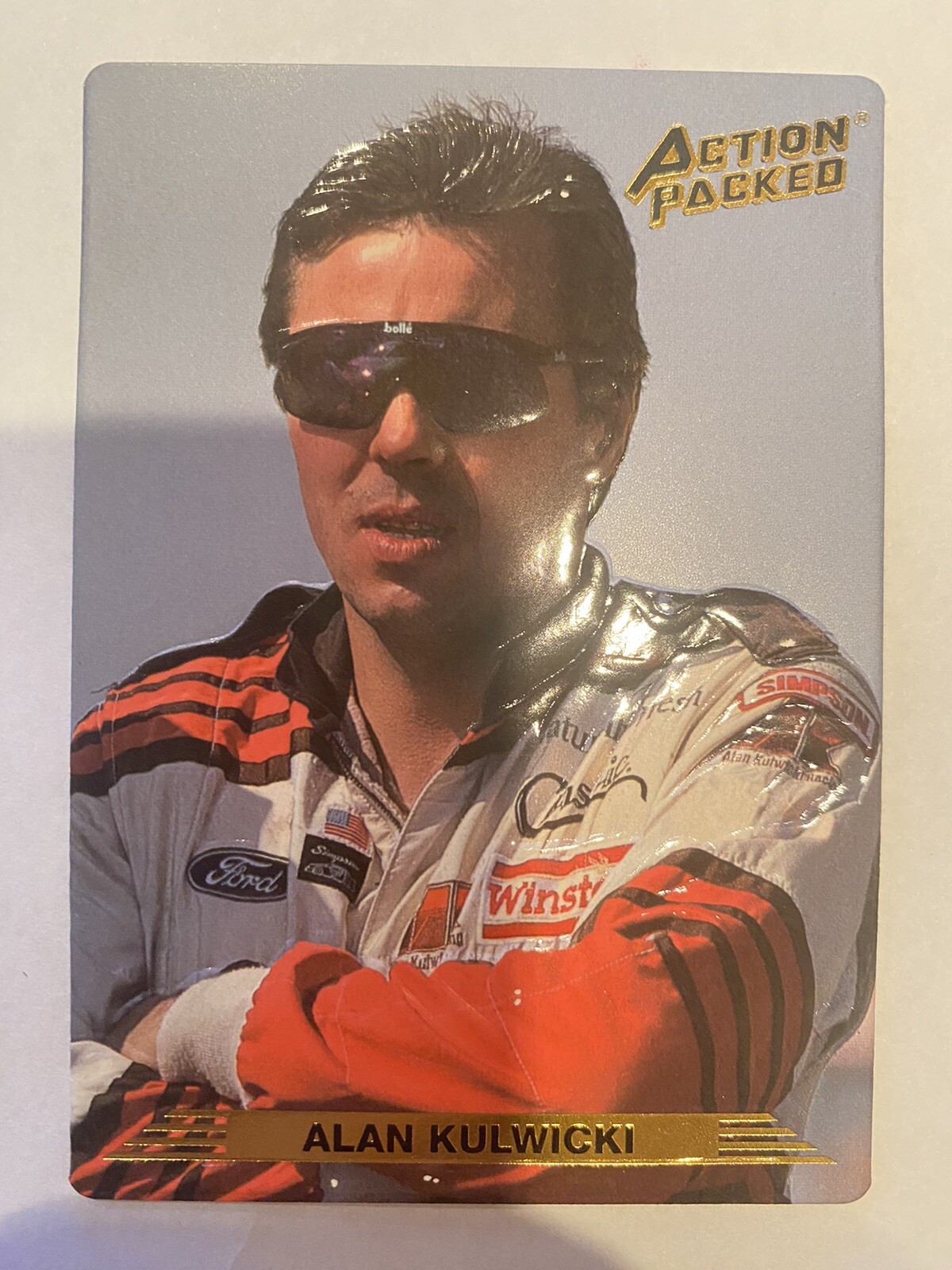 Alan Kulwicki 1993 Action Packed Hooters NASCAR #64 Signed Autographed ...