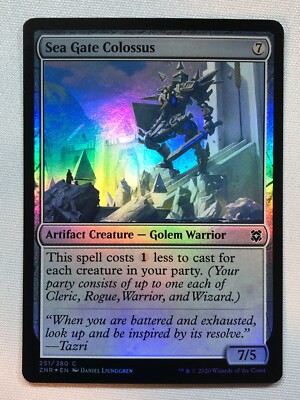 MTG Zendikar Rising Sea Gate Colossus 251 Foil NM/M | eBay
