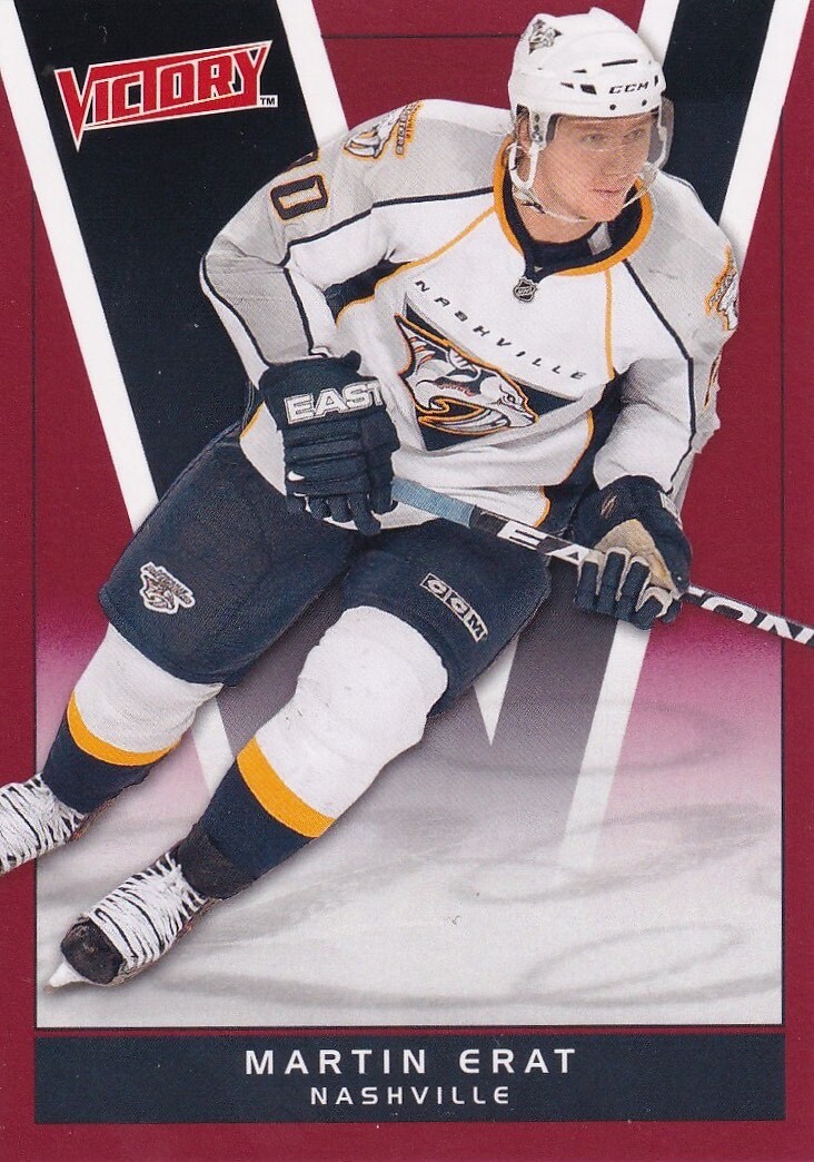 10-11 UPPER DECK VICTORY RED PARALLEL - MARTIN ERAT #107 NASHVILLE ...