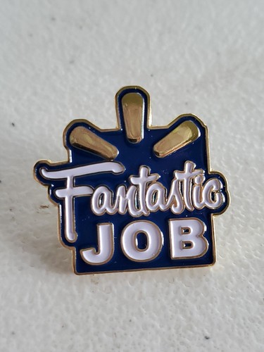NEW Walmart Lapel Pin FANTASTIC JOB Wal-Mart Employee Pinback Hogeye ...