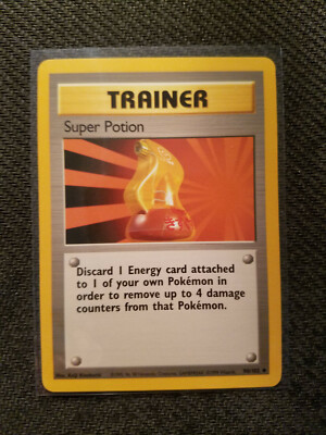 Pokemon Super Potion 90/102 Base Set Shadowless Uncommon NM/M | eBay