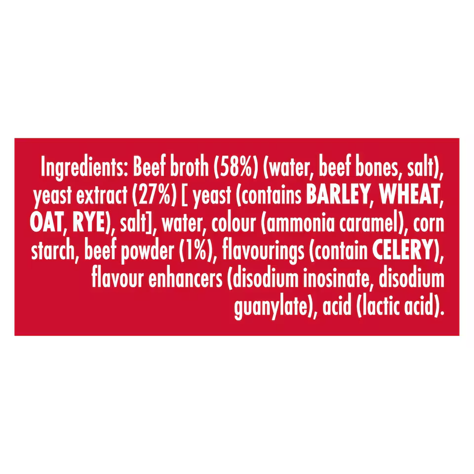 Bovril Beef Extract 125g – Savoury Drink & Cooking Paste (1, 4 or 6 ...