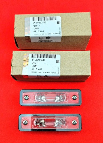2x Original Vauxhall License Plate Vectra, Corsa, Omega, Speedster ...