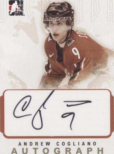2007-08 In the Game O Canada - Autographs Andrew Cogliano #A-AC (AU, RC ...