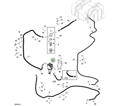 NEW John Deere Fuel Filter RE242329 | eBay