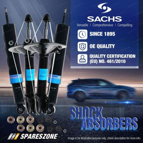 Front + Rear Sachs Shock Absorbers for Volkswagen Golf III Vento ...
