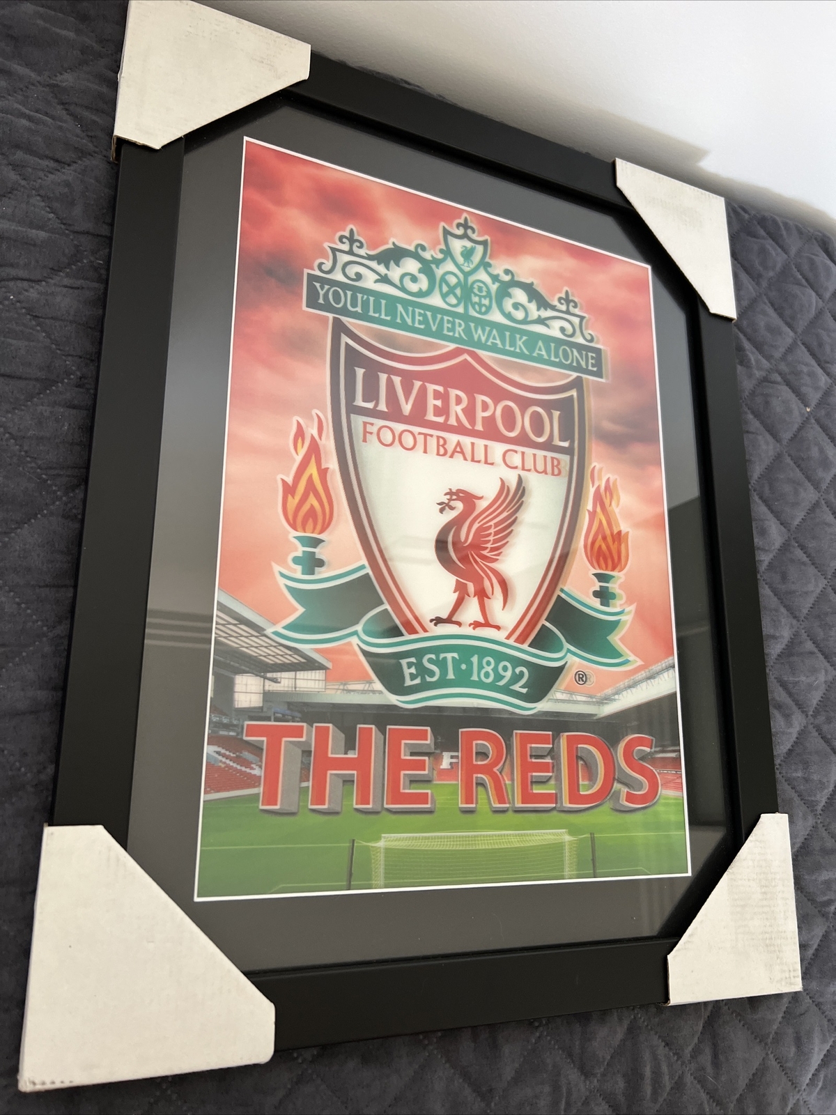 Liverpool Football Club The Reds Logo Poster Framed - Hologram 3D | eBay