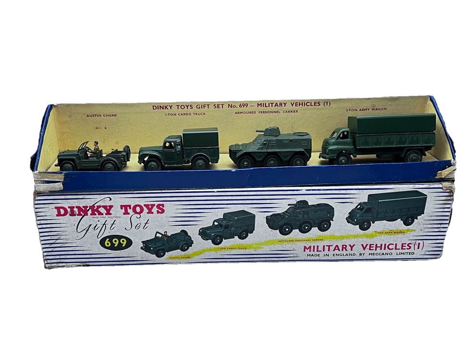 Dinky Gift Set 699 Military Vehicles. Excellent in Good Original Box ...