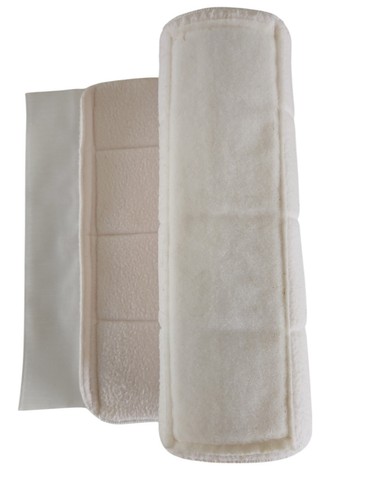 Pair of White No Bow Wraps - 10 inches- Easy to use - Self Closing | eBay