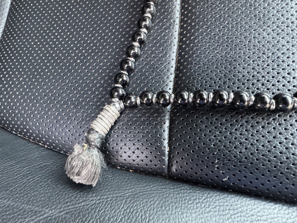 WeKBD (Half Face Blade Design) War Mala Beads - Black Stainless Steel ...