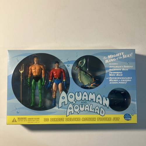 Aquaman & Aqualad Deluxe Action Figure Set DC Direct 2001 NIB Never ...