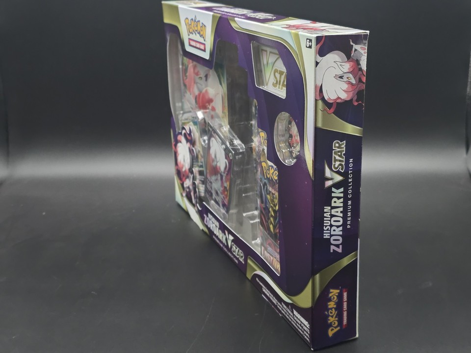 Pokemon TCG Hisuian Zoroark VSTAR Premium Collection Box - New / Sealed ...