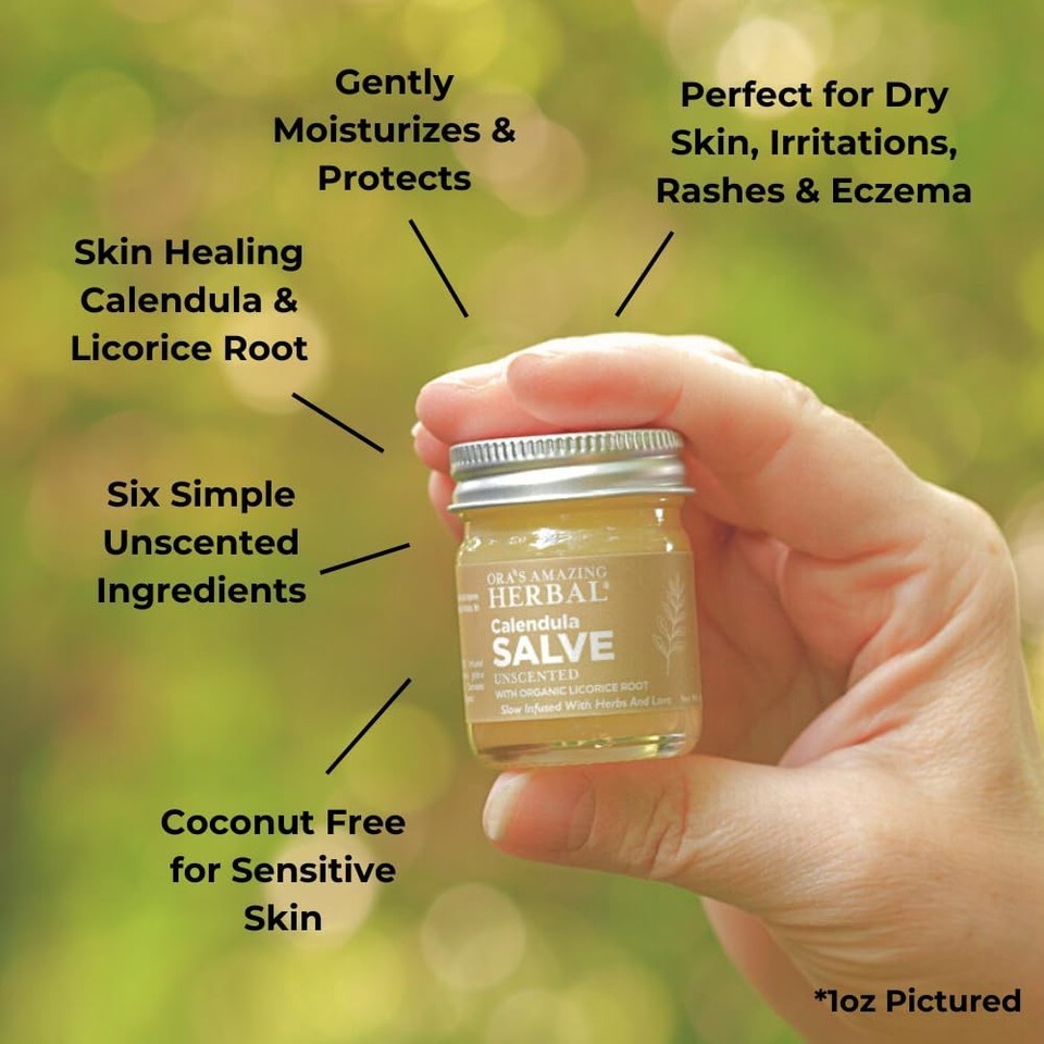 Ora's Amazing Herbal Calendula Cream Coconut-Free Sensitive Skin ...