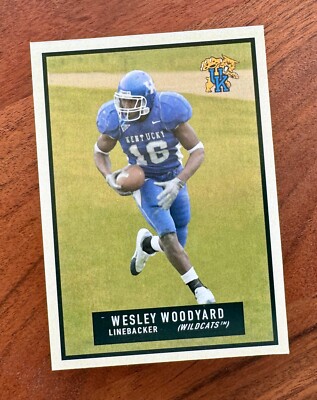 Wesley Woodyard Custom Art Football Card 1951 Topps Magic Broncos ...