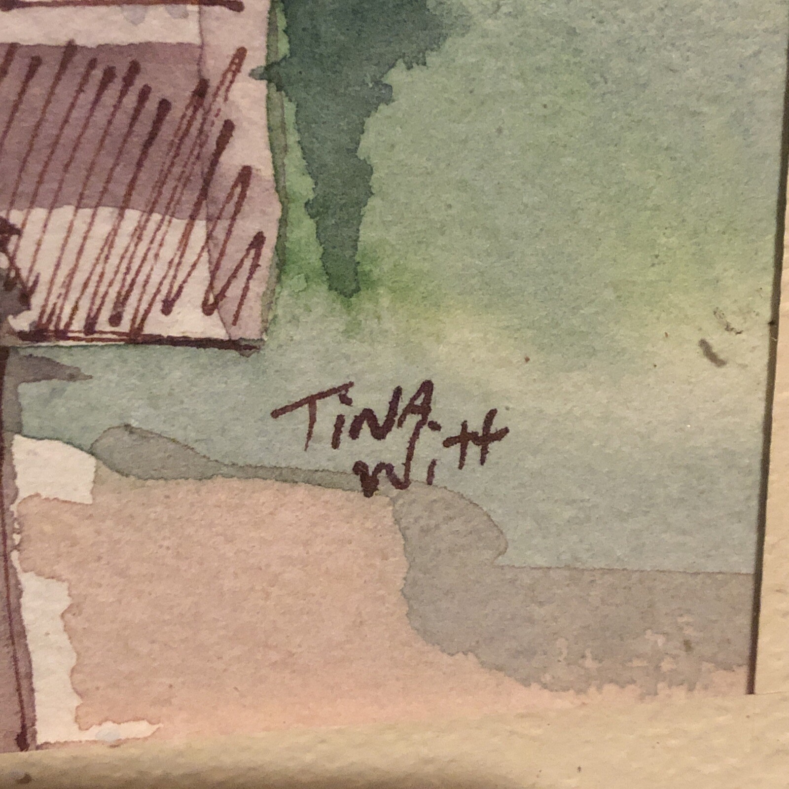 Original Tina Witt Watercolor, Brandon, Vermont 8“ X 6“ | eBay