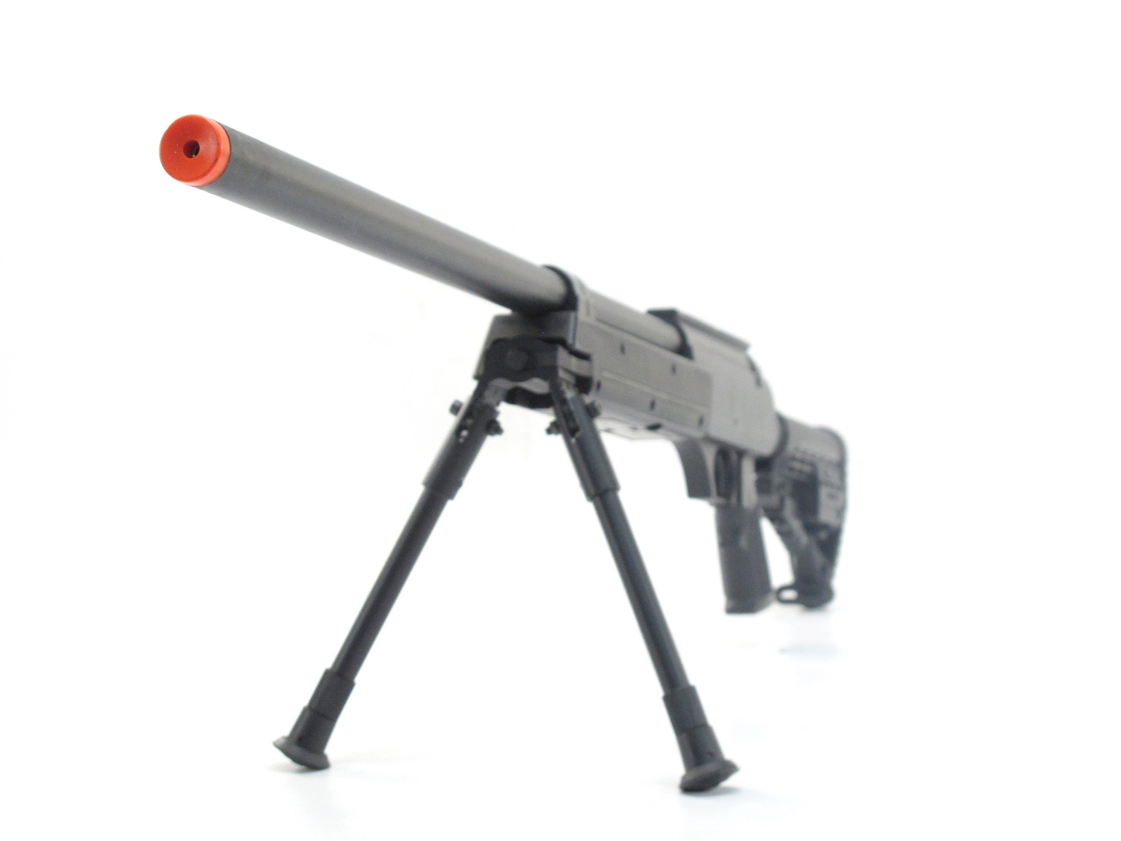 Used BBTac Airsoft Gun Sniper Rifle Metal Barrel Well with Scope and ...