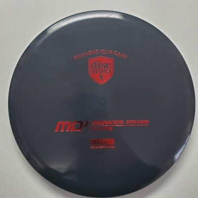 Discmania Originals S-Line MD3 Black w/ Red Foil! 175 grams Midrange | eBay