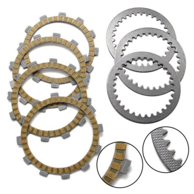 Clutch Friction and Steel Plates Kit for Suzuki DS80 80-00 JR80 01-07 ...