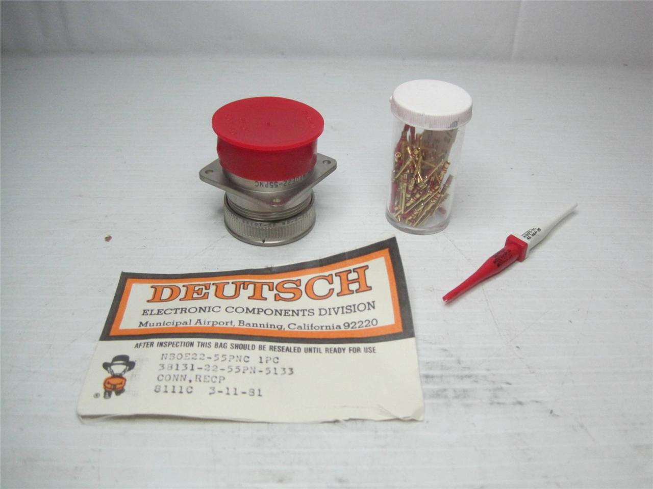 7909 Matrix and Deutsch 55 Pin Connector 38131-22-55PN-5133 FREE Ship ...