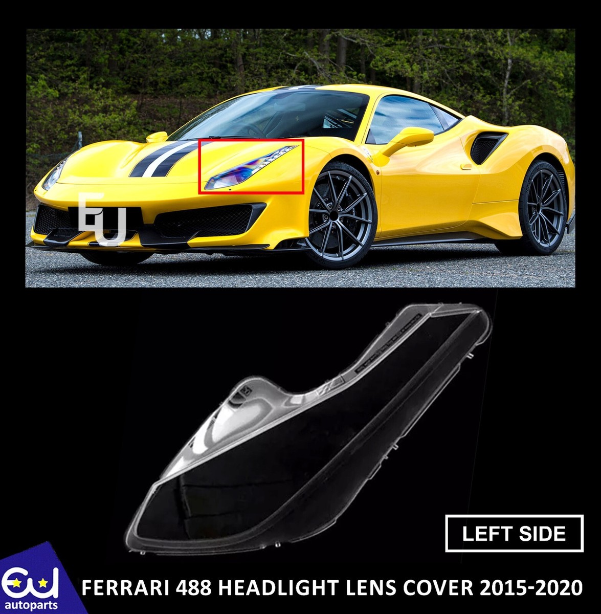 488 Ferrari Headlights Ferrari 488 Headlights Xenon And LED At A Good