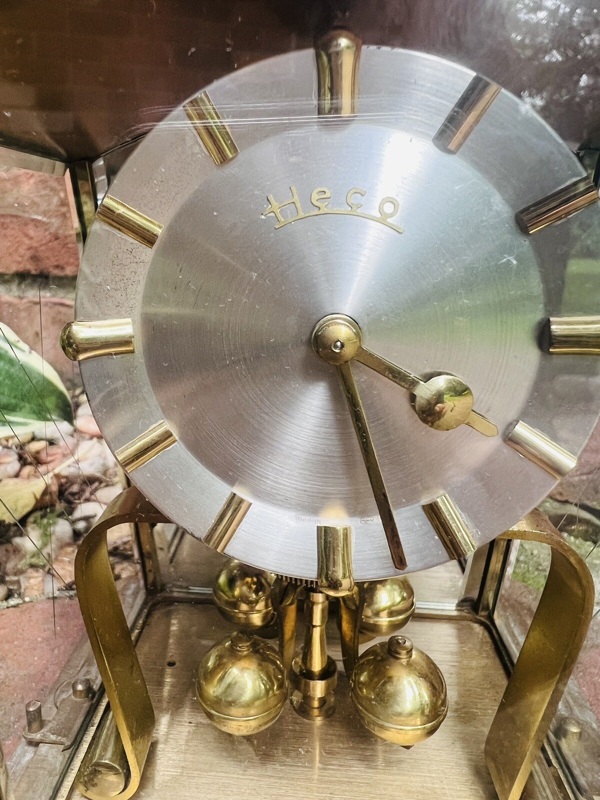 Henry Coehler HECO Vintage 400 Day Clock Square Base Germany | eBay