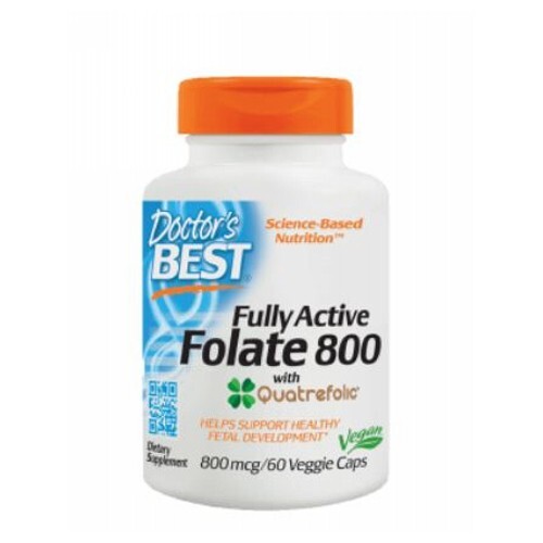 Fully Active Folate 800 800 mcg 60 Veggie Caps By Doctors Best | eBay