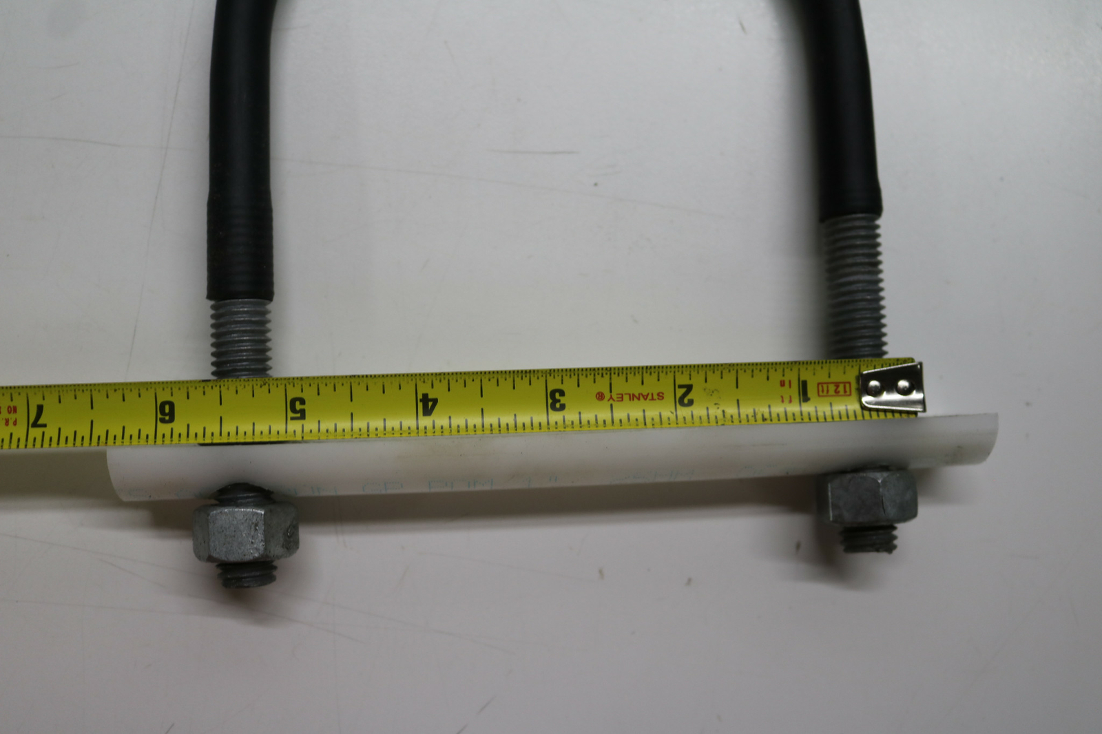 10x Pack Lot 1/2 x 4" U-Bolts Pipe Support Plastic Rubber Coated ...