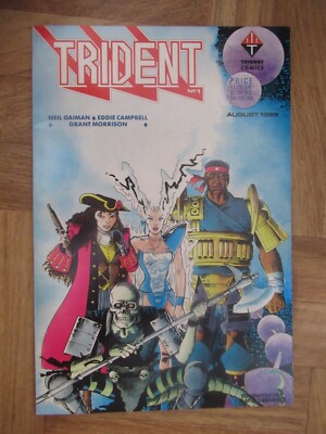 TRIDENT #1 GAIMAN/CAMPBELL/MORRISON TRIDENT COMICS VERY FINE (Z26) | eBay