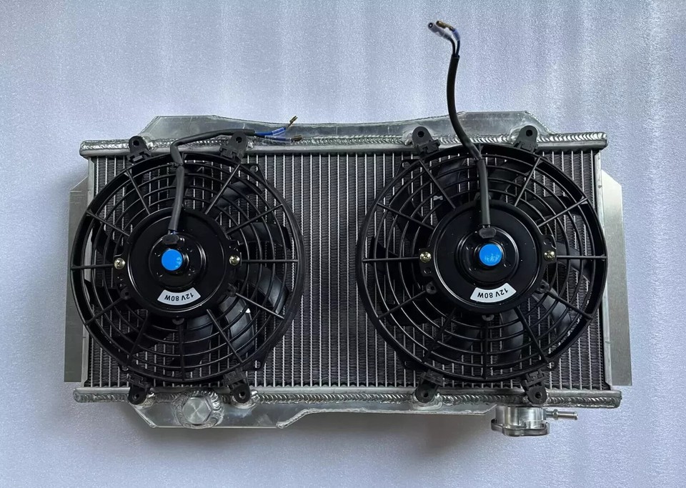 Customs Radiator & 2 * 9" Fan Fit Lotus Elan S2 1.6L 1963-1974 MT ...