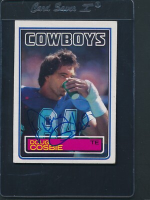 1983 Topps #44 Doug Cosbie Cowboys Signed Auto *E2143 | eBay