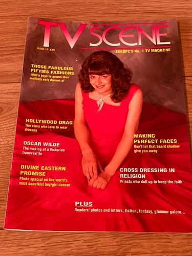TV Scene magazine 13 Transvestite transsexual, Gay men,Cross Dressing ...
