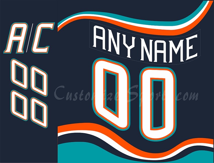 New York Islanders Customized Number Kit for 1997-1998 Away Uniform | eBay