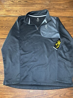 Browning Casual Sportsware Pullover Black Size Large | eBay