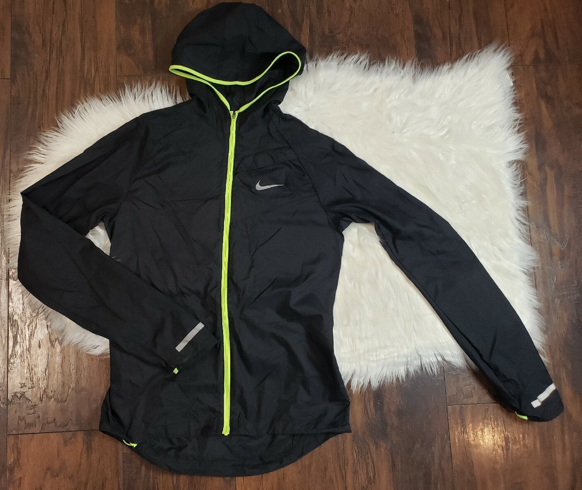 Lime And Black Nike Jacket