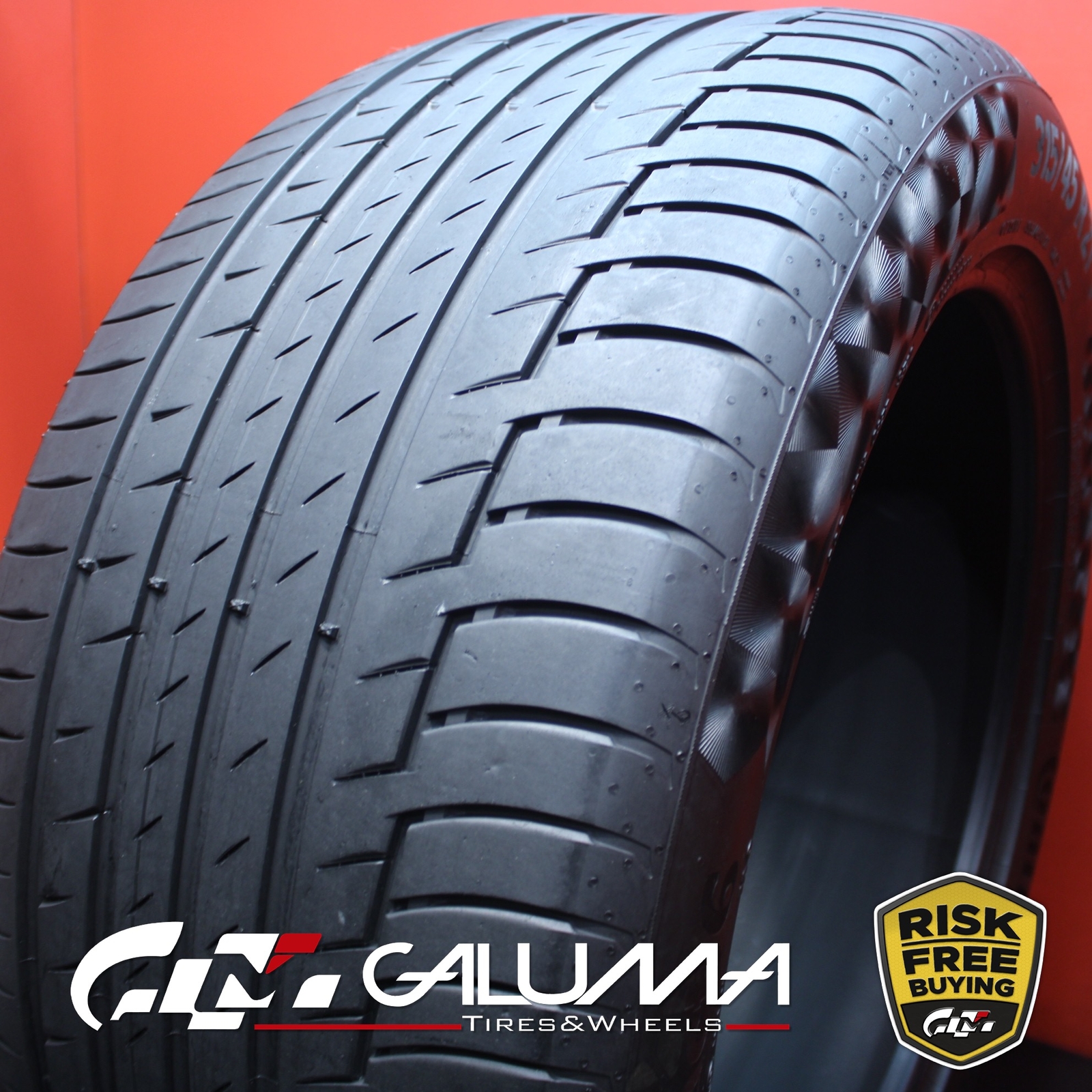 1 (One) Tire LikeNEW Continental PremiumContact 6 315/45R21 315/45/21 ...