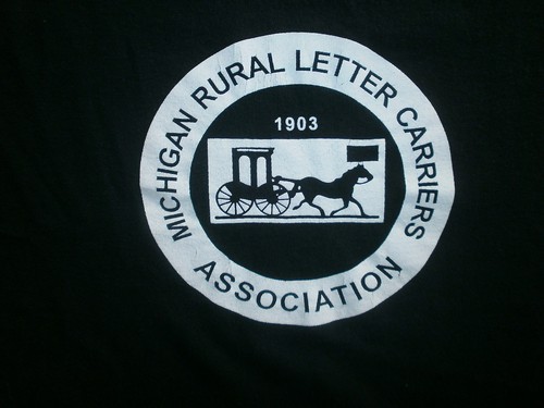 RURAL LETTER CARRIERS ASSOCIATION T SHIRT Michigan NRLCA Horse Buggy ...