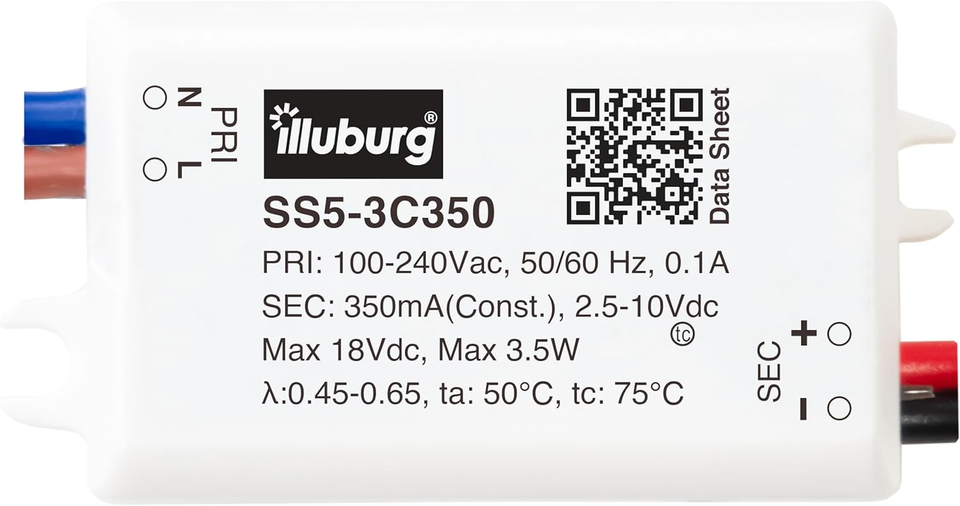 LED Driver 350Ma 3W Constant Current IP65 Waterproof LED Transformer ...