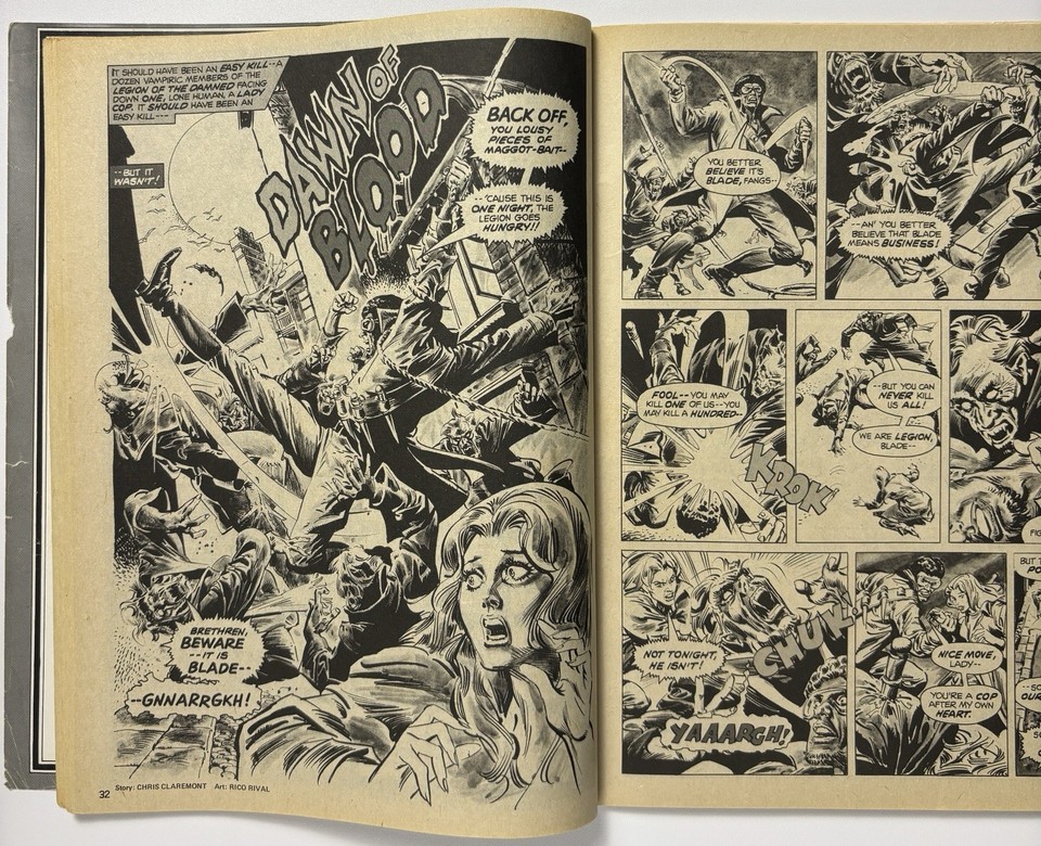 Marvel Preview #3 BLADE Origin (Sept 1975) 🔑 1st Jamal Afari Dai Thomas ...