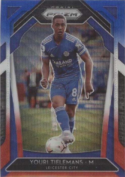 2020-21 Panini Prizm Premier League - Youri Tielemans #127 Red White ...