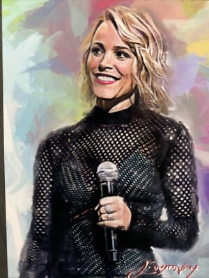 Rachel McAdams #3 Art Card Limited Numbered xx/50 Edward Vela Signed ...