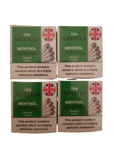 Ten Motives 445574 Menthol, 16mg - 4 Pack for sale online | eBay